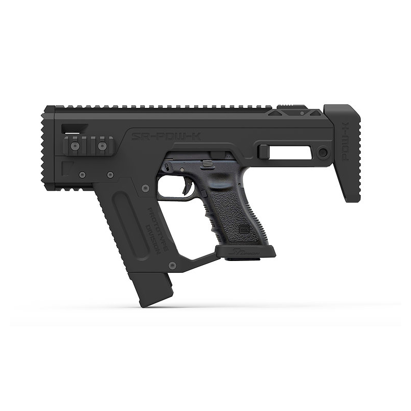 KIT SR GLOCK PDW SMG black POUR GLOCK MARUI/WE/KSC - SRU - Heritage Airsoft
