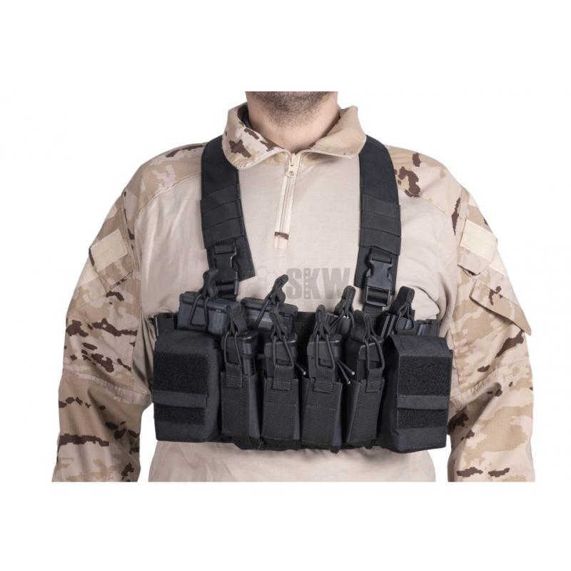 Chest rig avec poches - Noir